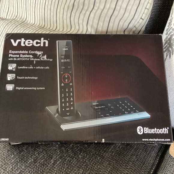 vtech | Other | Vtech Ls6245 Cordless Telephone Base Expandable ...